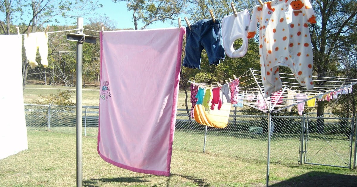 Clothesline weather comes to our neighborhood