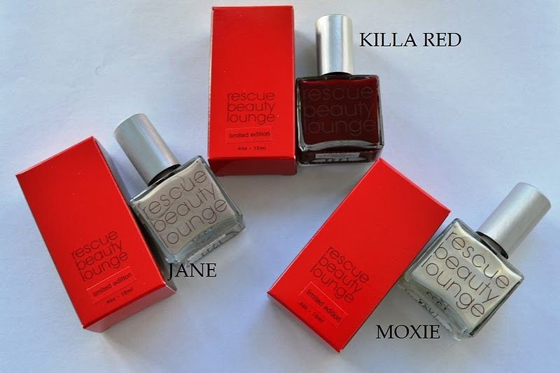 Rescue Beauty Lounge Jane, Killa Red & Moxie - of the comely