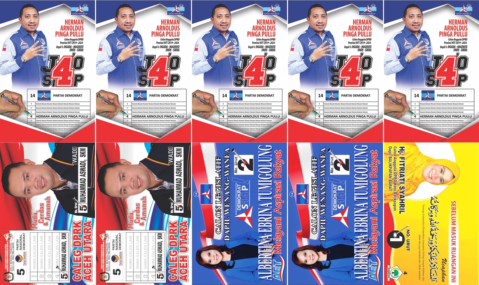 CONTOH STIKER DAN KARTU NAMA Maha Karya Advertising | Kaos Partai ...