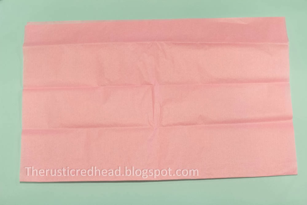 THE RUSTIC REDHEAD: DIY Tissue Paper Garland