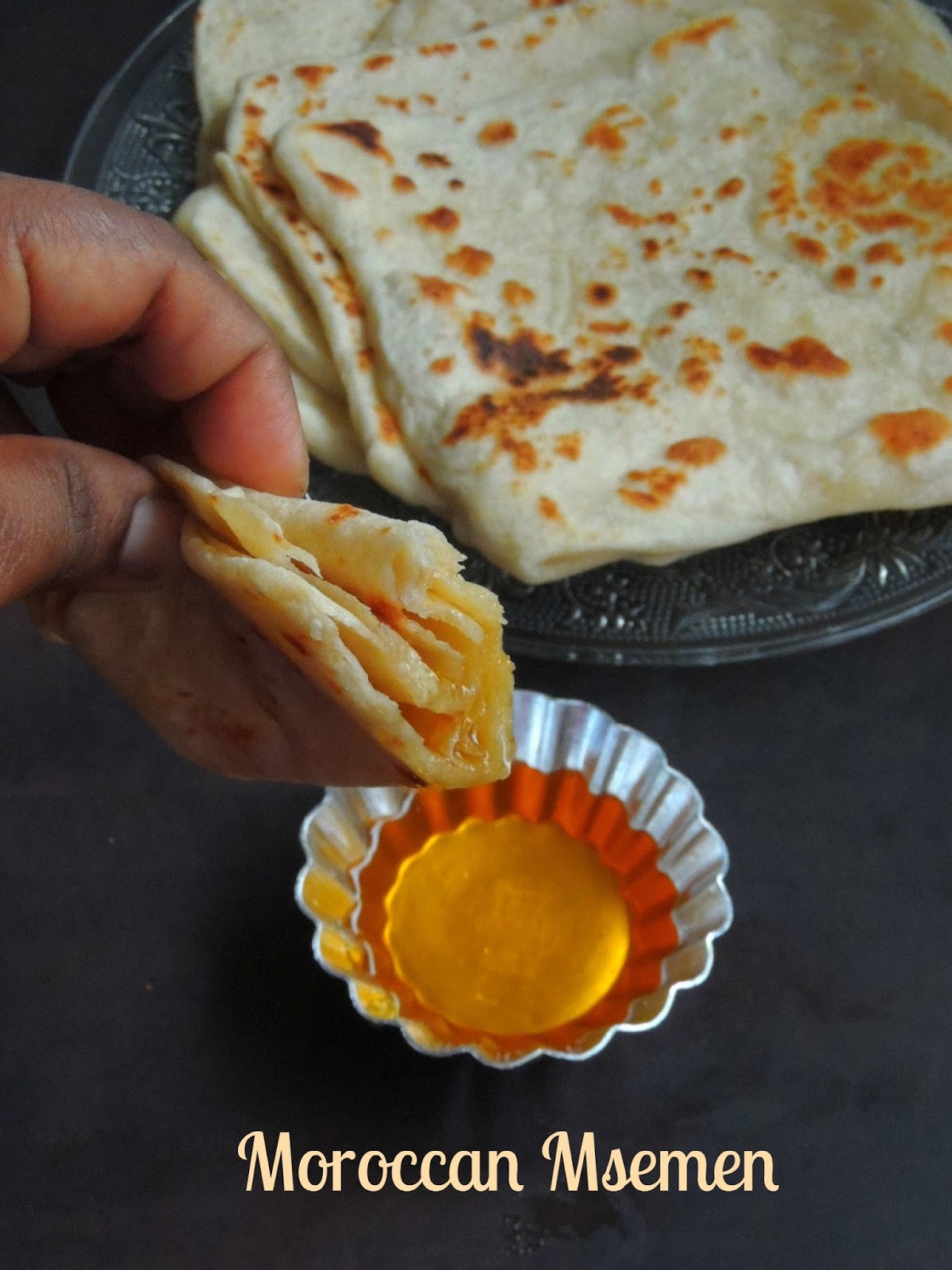 Priya's Versatile Recipes: Moroccan Msemen/Moroccan Square Shaped ...