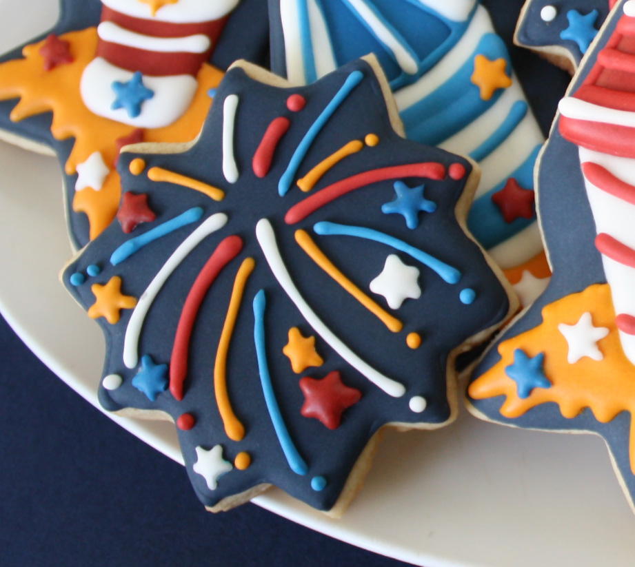 Easy Firework Cookies