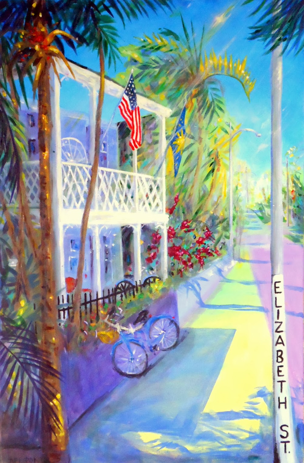 DEL PONTE Style Full Time Professional Artist: KEY WEST PAINTINGS by ...
