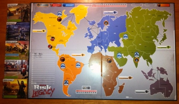 Front Range Gamers: Risk Legacy: Our World In Pictures