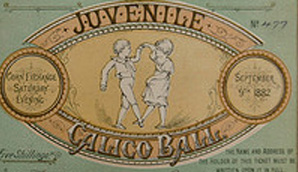 Barbara Brackman's MATERIAL CULTURE: Calico Balls for Fun and Funds
