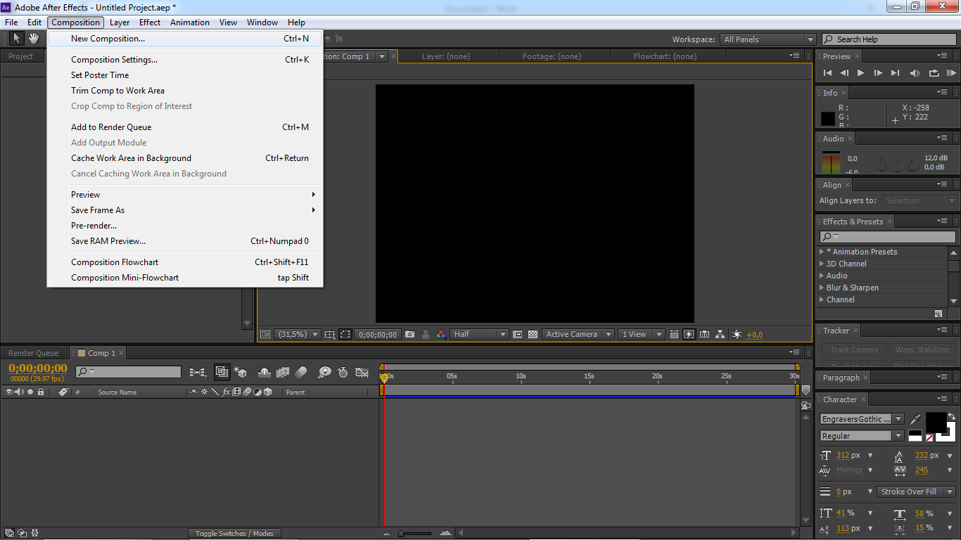TRIK AUTO SAVE DI ADOBE AFTER EFFECT CS 6 - BEGINNER AFTER EFFECT