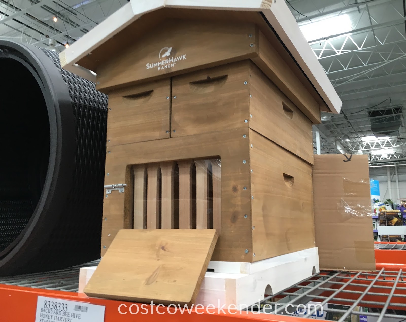 SummerHawk Ranch Victorian Teak Backyard Beehive with Twin Honey Super ...