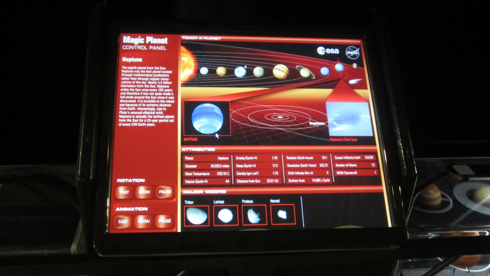 Australian Churchill Fellow: Coca Cola Space Science Center