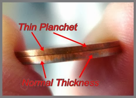 1968 ONE CENT SPLIT PLANCHET BEFORE STRIKE | Error coins