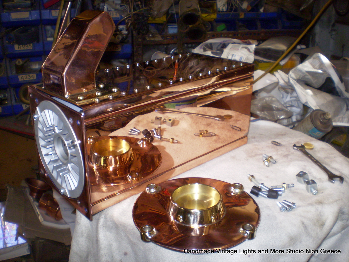 STUDIO NIOTIS: Handmade Copper Coffee Grinder with bronze elements ...