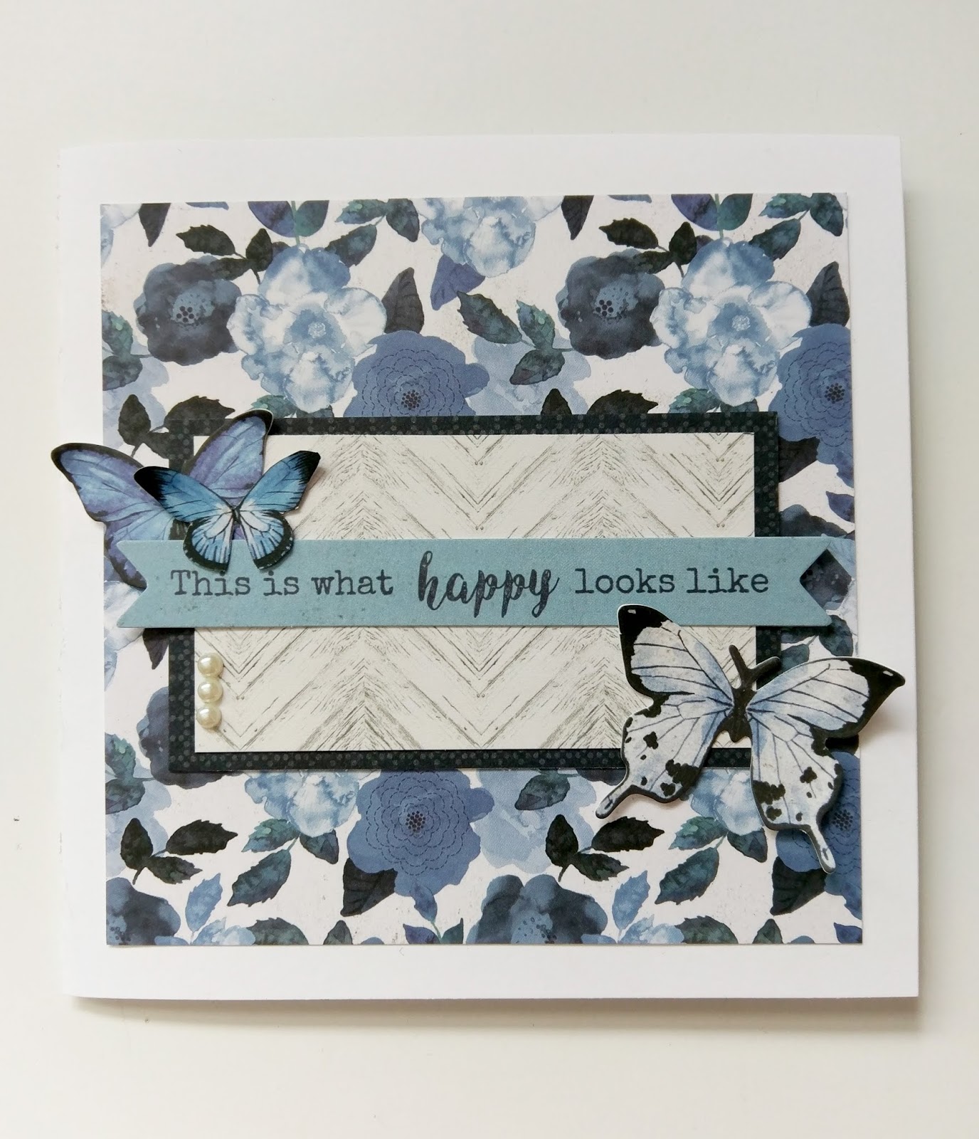 FotoBella: This Is What Happy Looks Like Card Tutorial