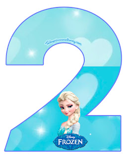 Frozen Elsa Alphabet with Hearts. Abecedario de Elsa de Frozen con ...