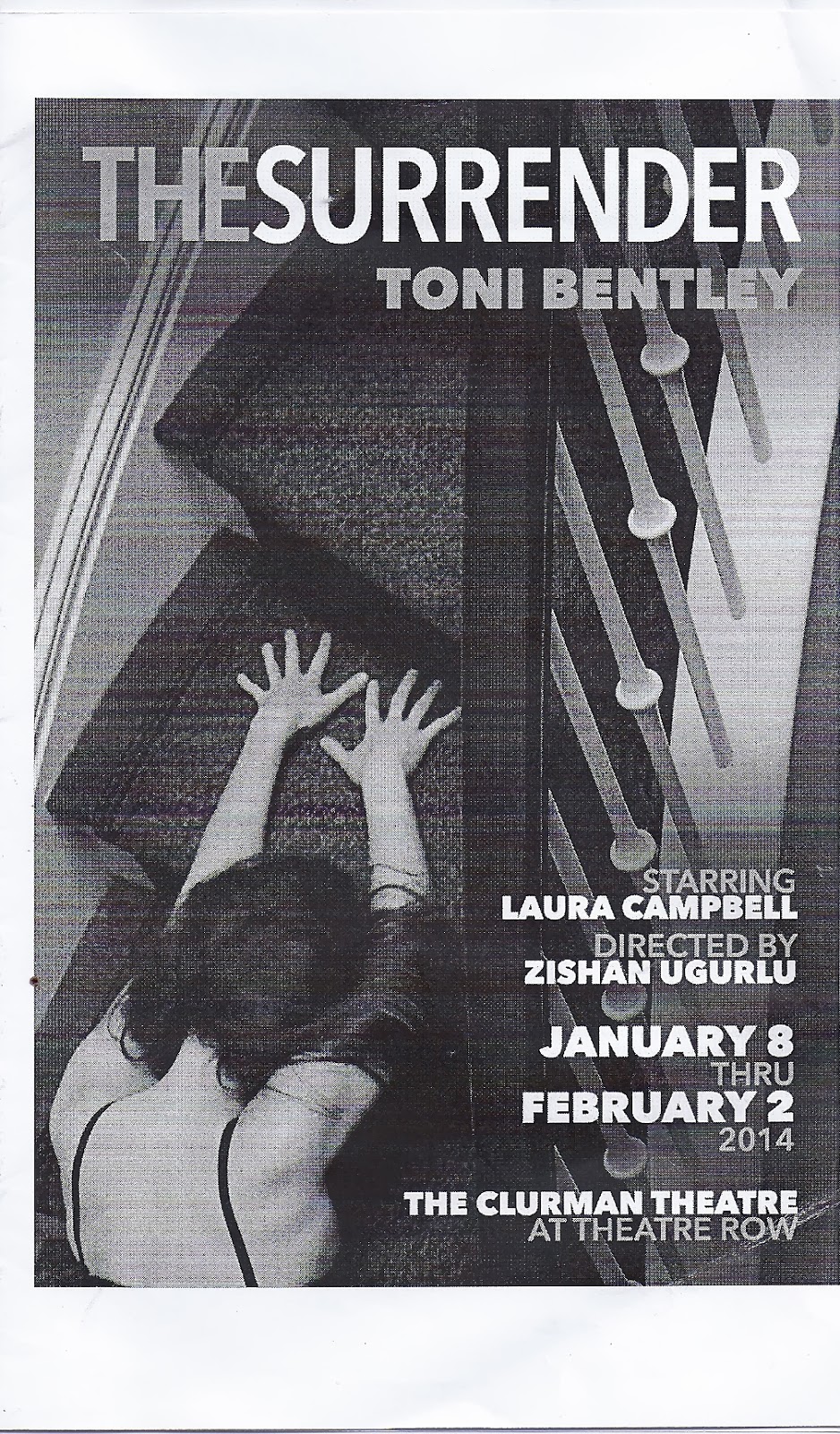 THEATRE'S LEITER SIDE: 203. Review of THE SURRENDER (January 12, 2014)