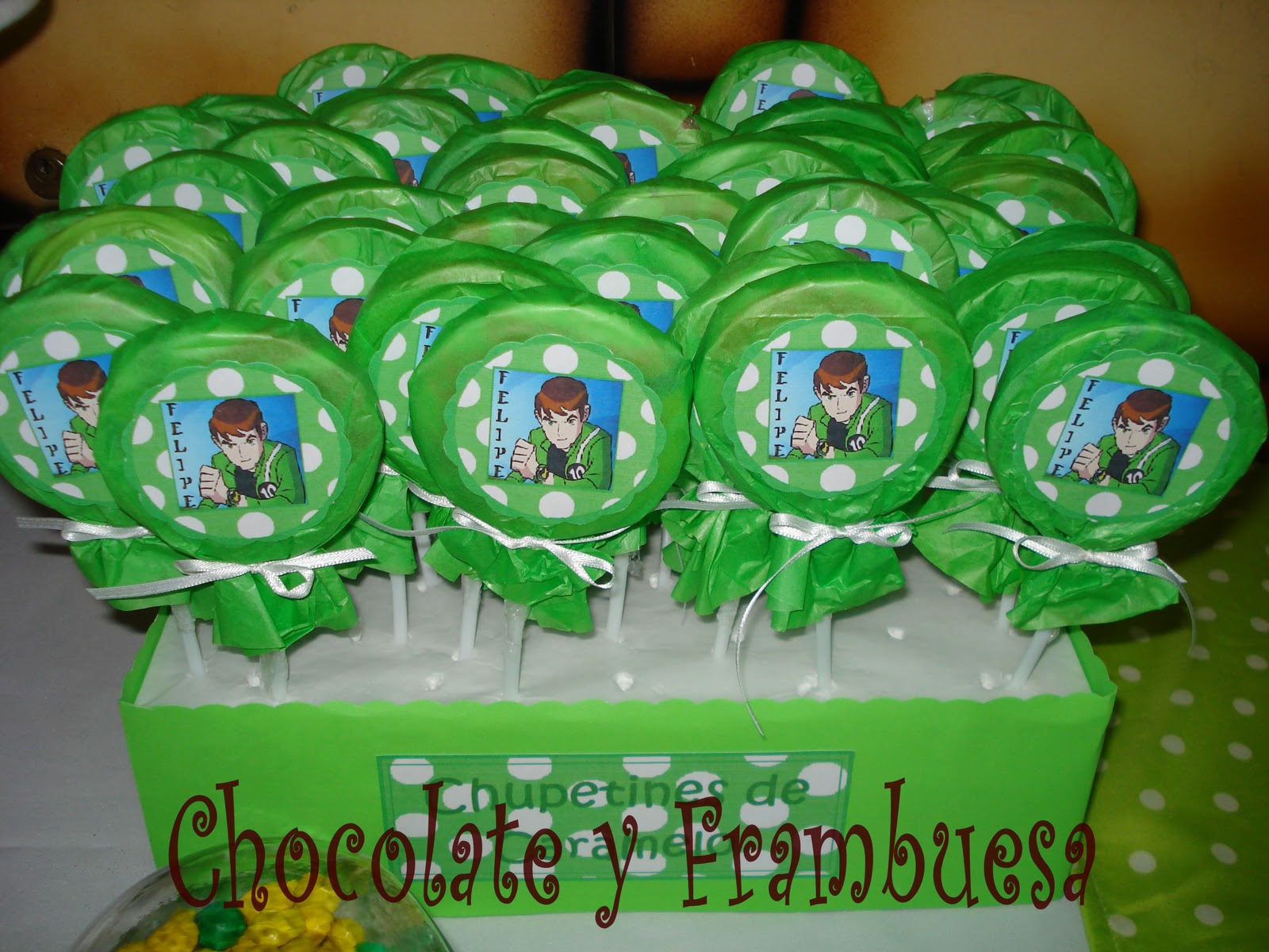 Chocolate y Frambuesa: CUMPLE BEN 10