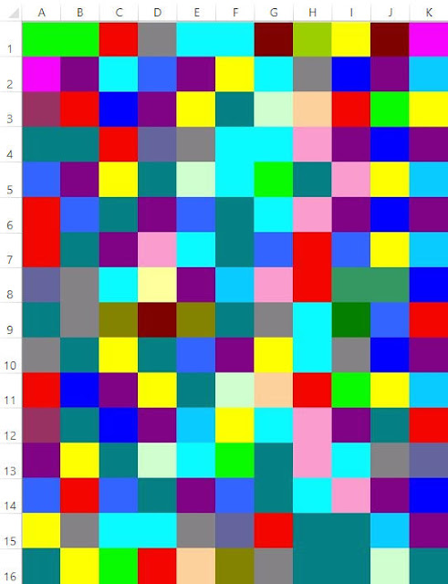 Puzzle Network: GC26P1E - Look at ALL them PURDY PURDY COLORS!
