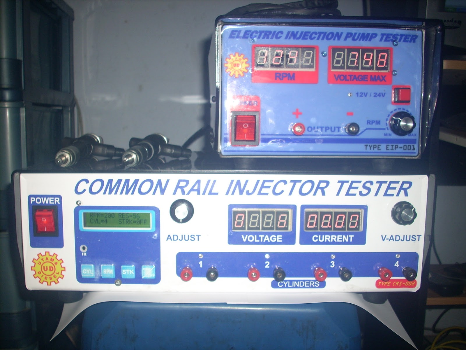 COMMON RAIL INJECTOR TESTER UTAMA DIESEL ~ BengkeL Bosch Pump