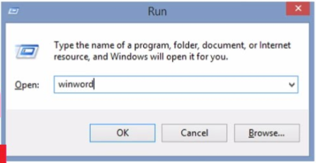 How to open ms word