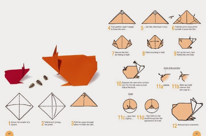 step by step origami for kids ~ instructions origami kids