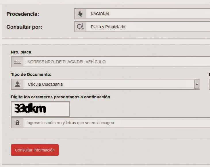 Consultar RUNT De Vehiculos Por Placa - Transito - RUNT De Carros y ...