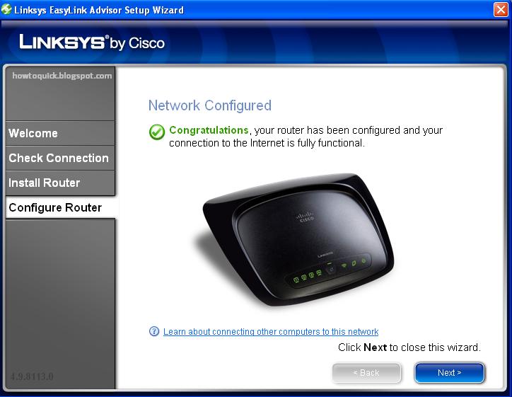 How To Setup Linksys WRT54G2 Router - Connect to Internet