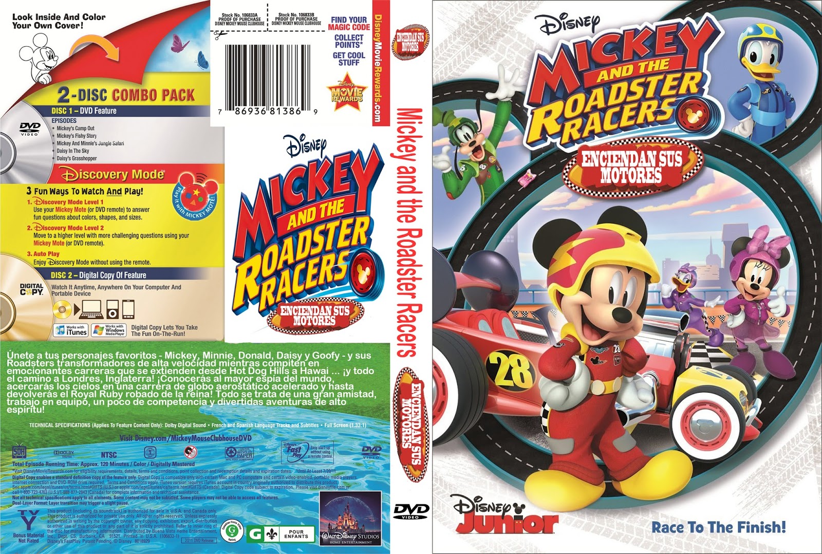 Gaspacaratulasfree: Mickey and the Roadster Racers Enciendan sus motores