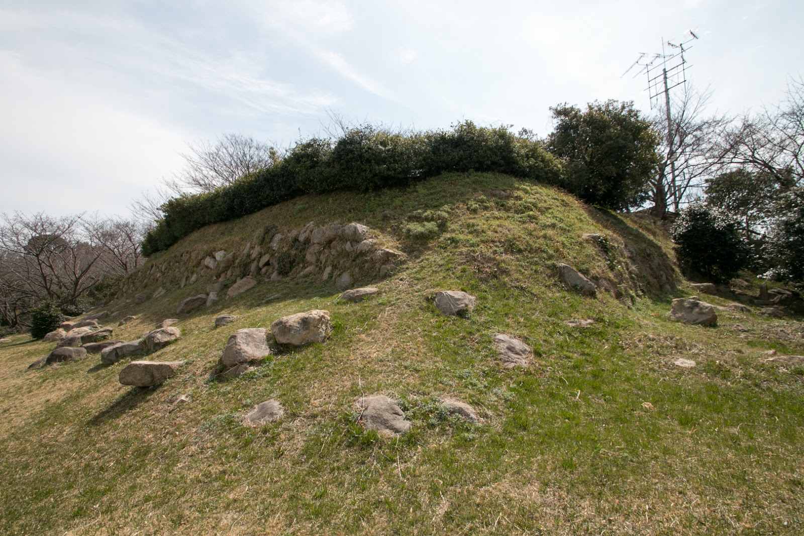 Shimotsui Castle -Castle looking down straight and bridge- | Japan ...