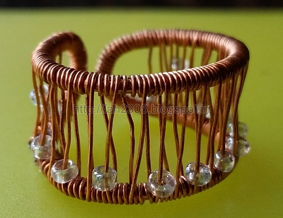 Fah Creations: More Copper Wire Finger Rings
