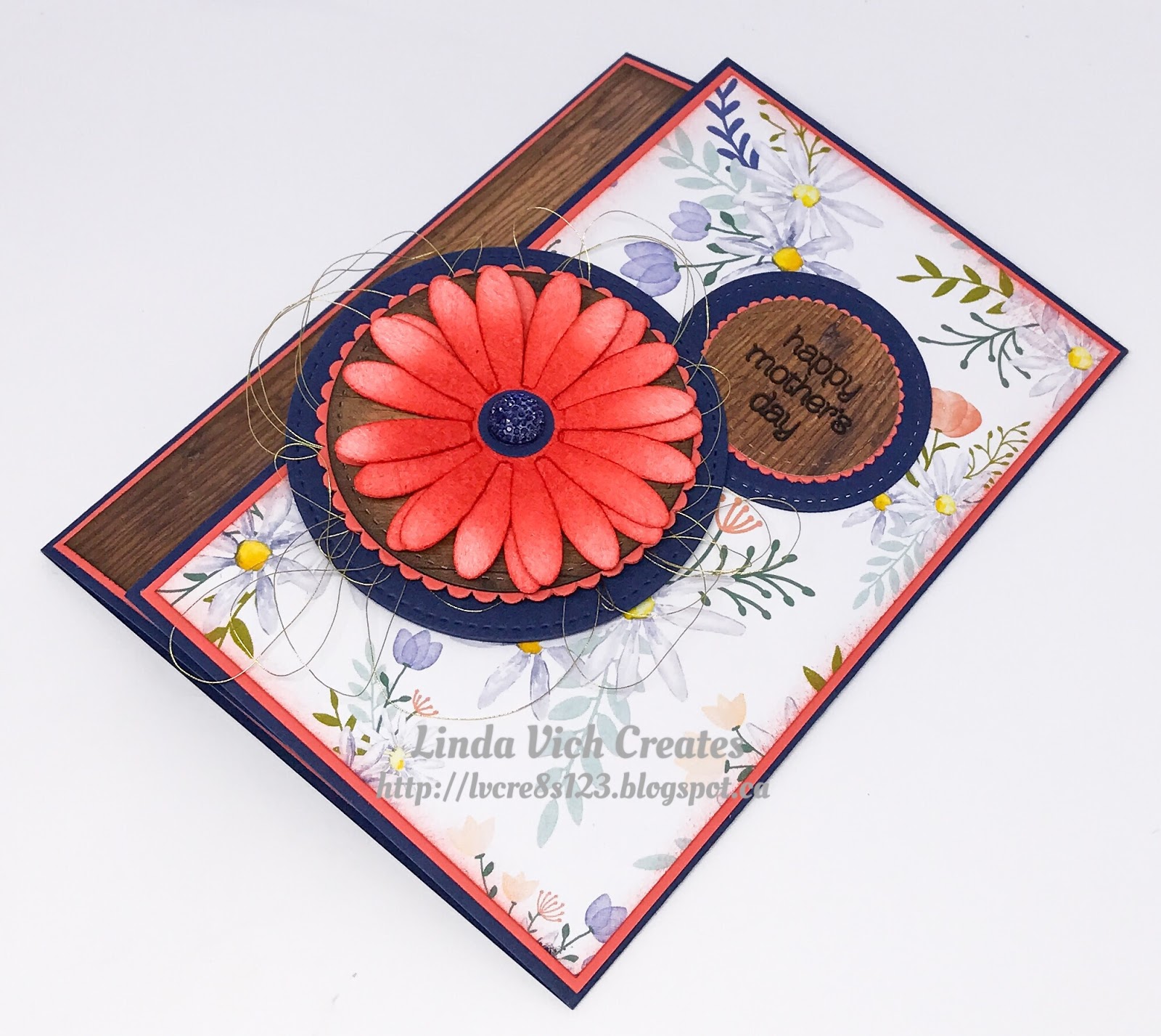 Linda Vich Creates: Tri-fold Daisy for Mother's Day With 2017 Catalog ...