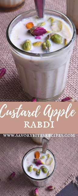Custard Apple Rabdi (Sitafal Basundi) | Savory Bites Recipes - A Food ...