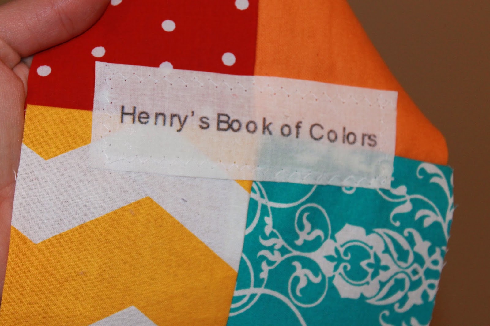Lyndi's Projects: Color/Texture Book for Baby