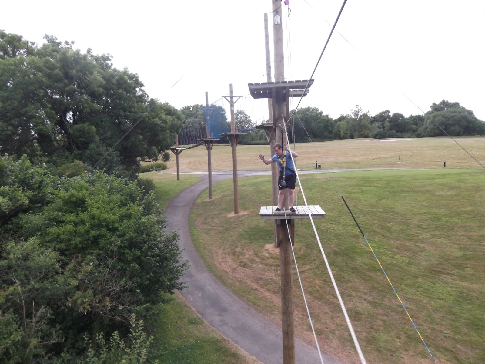 Life with Chickenruby: Walking in the tree tops at Celtic Manor, Newport