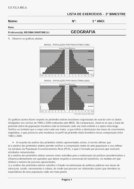 GEOGRAFIA FÁCIL : 3 º ano