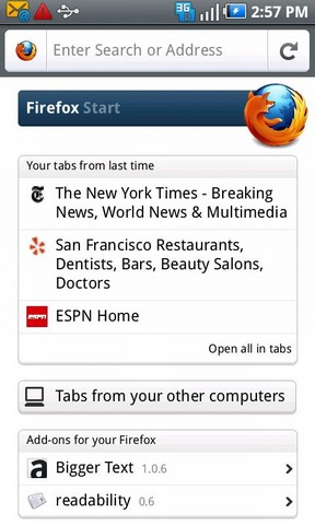 Mozilla Firefox Web Browser - downloadable android apps