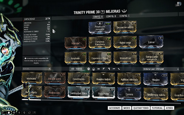 War Academy: Guia de Trinity / Trinity Prime [EV]