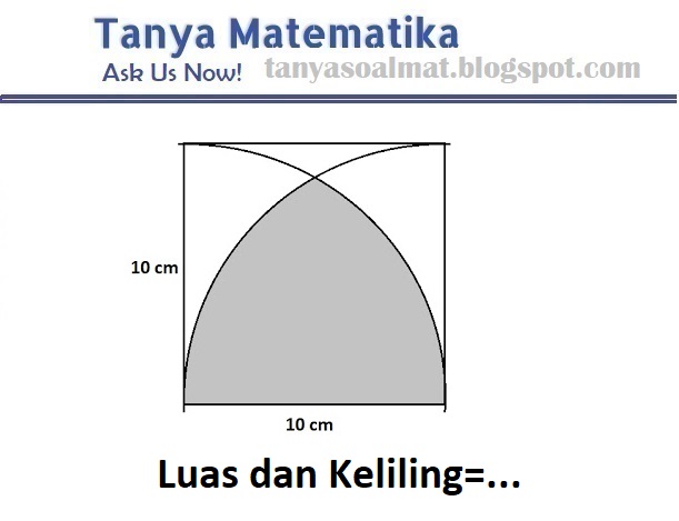 Soal-Jawab Luas dan Keliling Tembereng dan Juring III - cekrisna