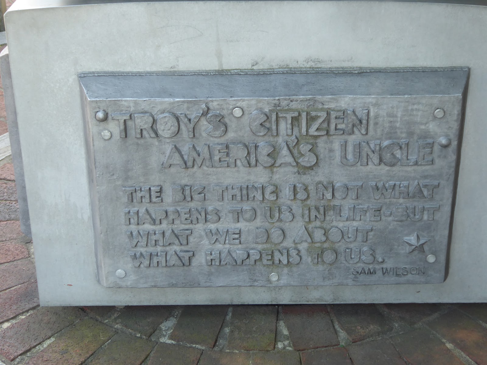 Photo-ops: Statue of Historic Figure: Samuel Wilson a.k.a. Uncle Sam ...