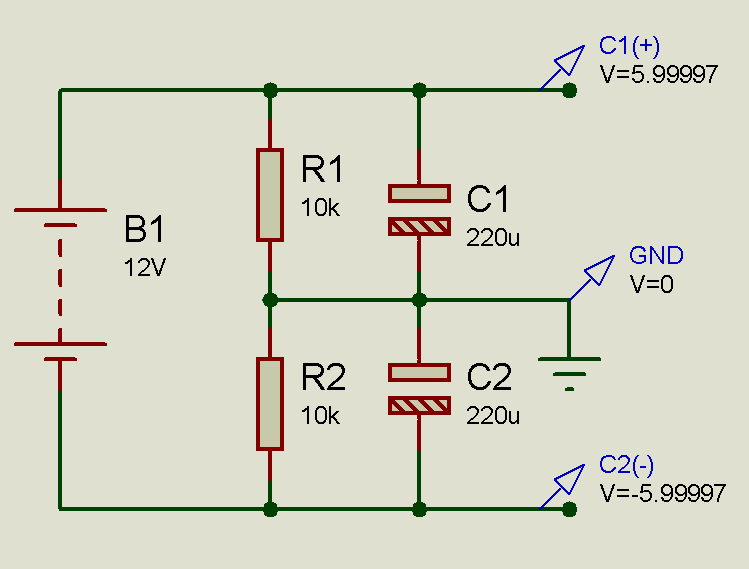 blackbox - electronics: Membuat Rangkaian Virtual Ground DC (Membagi ...
