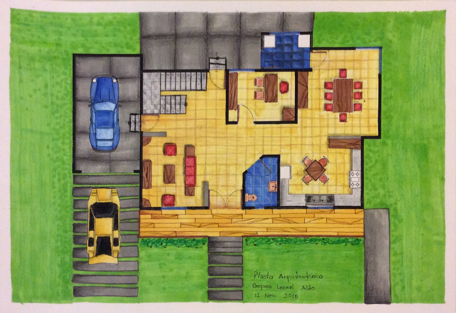 Arquitectos en Proceso: Planos Arquitectónicos a Color