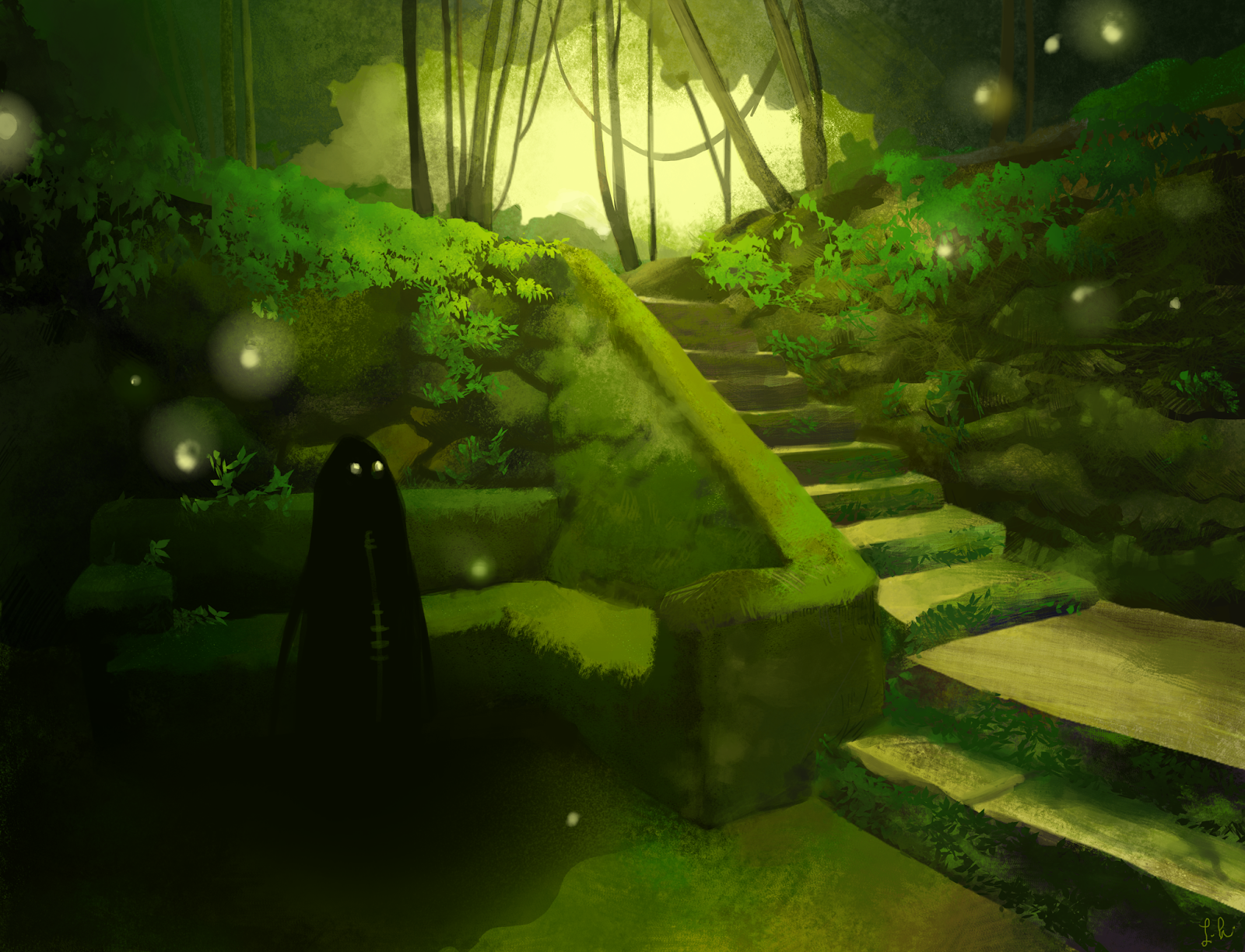 Forest shadow | LEANN HILL ART