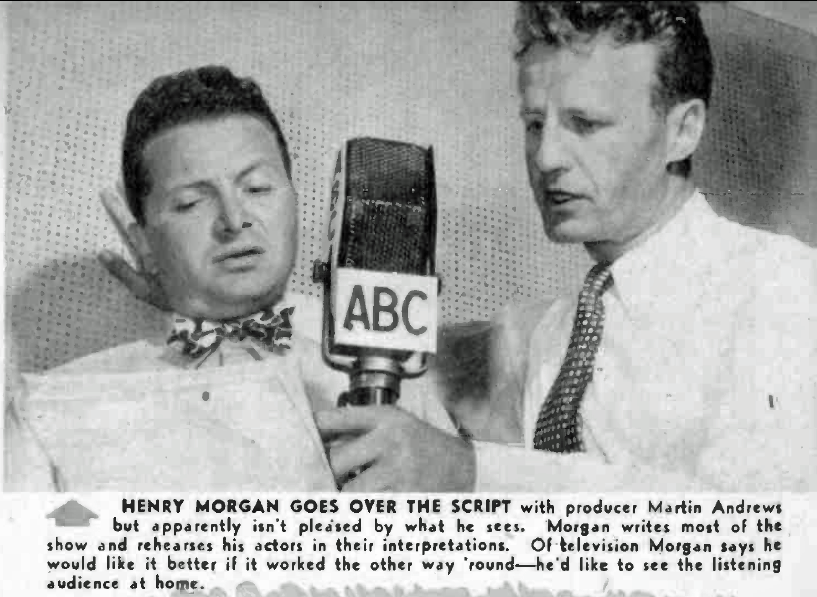 Tralfaz: Morgan Makes the Big Time