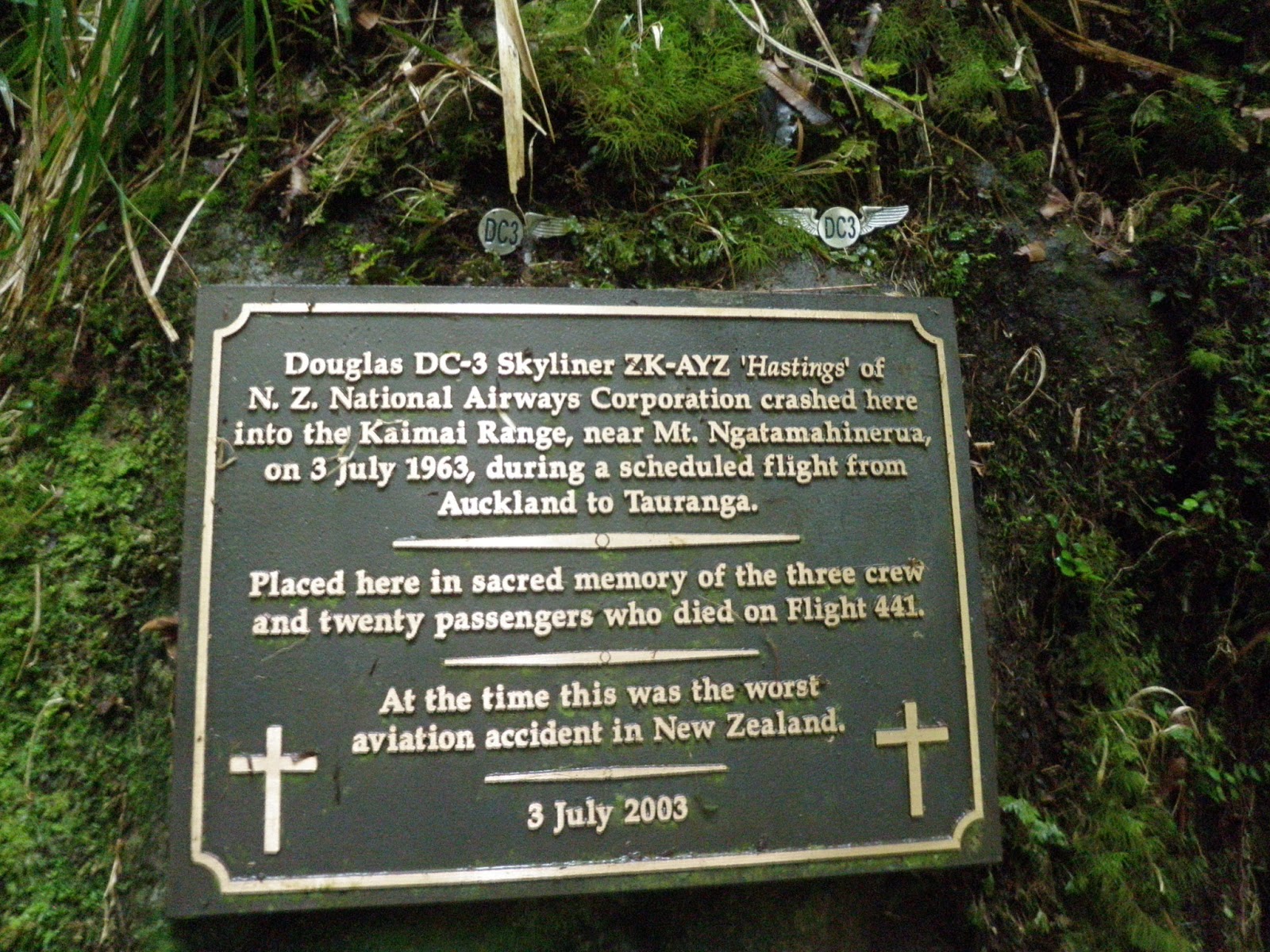 50th Anniversary of Flight 441 Fatal Accident. Part 1: Visit to Crash Site