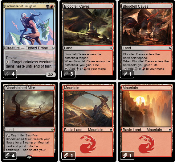 Magic the Gathering Adventures: [Standard] Red Black Eldrazi
