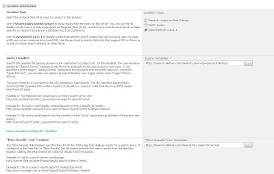 Implementing Federated Search Result (Twitter) in SharePoint 2010 ...