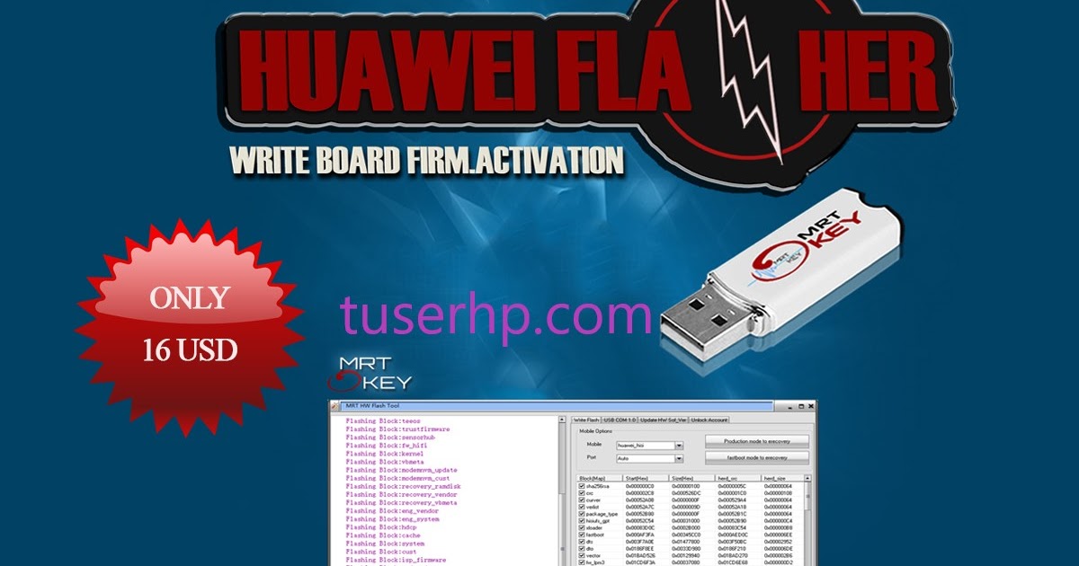 MRTOKEY HUAWEI FLASHER (support frp 9.0)