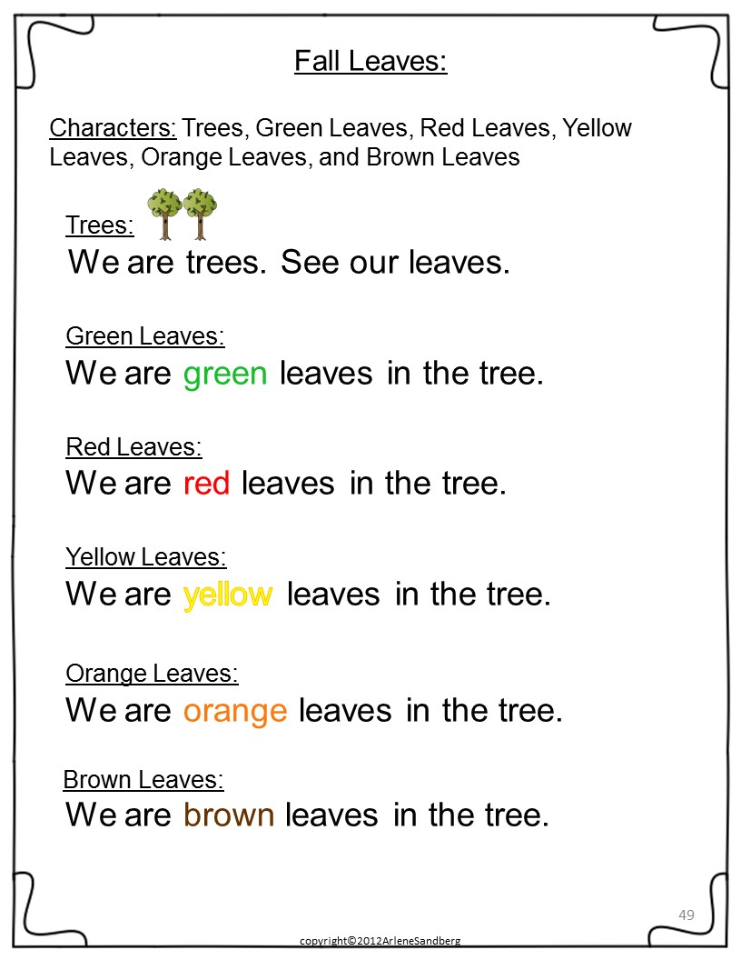 LMN Tree: Fall Leaves, Fall Leaves, What Do You See? I See a Freebie ...