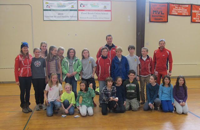 Andy, Skyler and Sophie Visit Flood Brook School – FasterSkier
