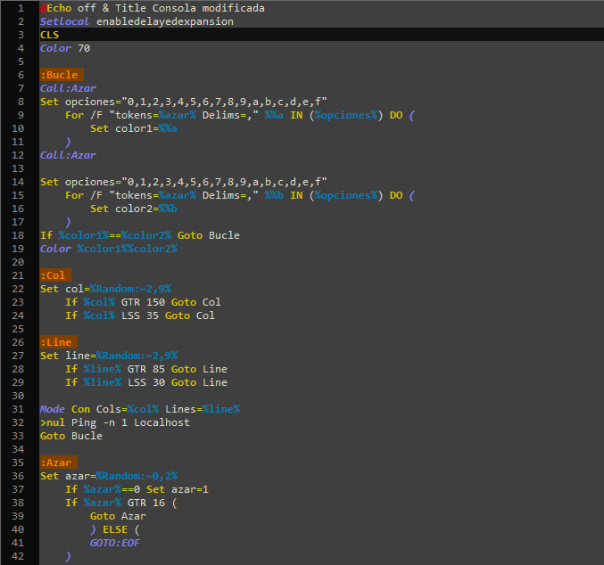 CMD - Batch: Presentación en Batch