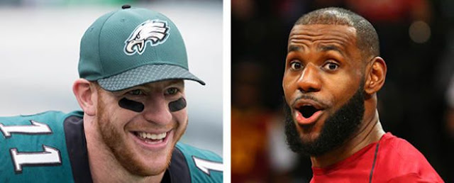 NBA Rumors: Eagles' Carson Wentz to Recruit LeBron James to ...