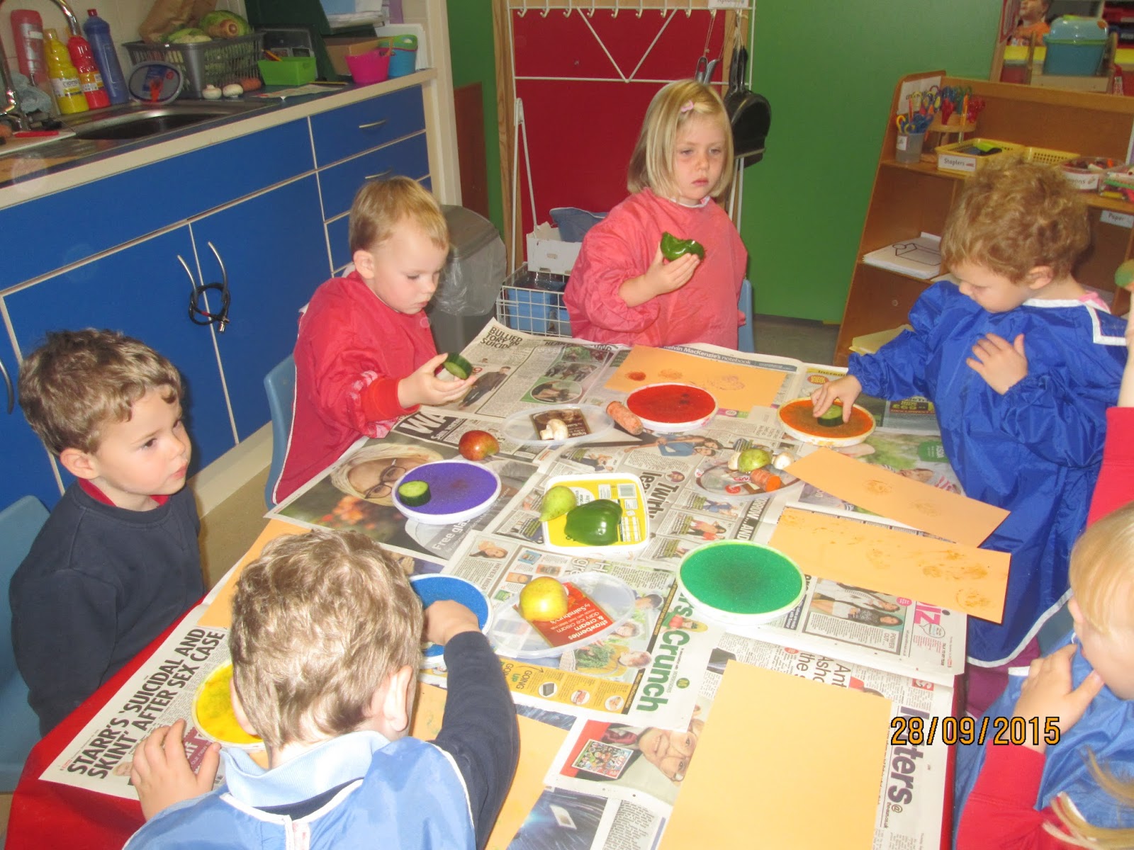 Mitton Manor Pre-School and After School Club: Fruit and veg!