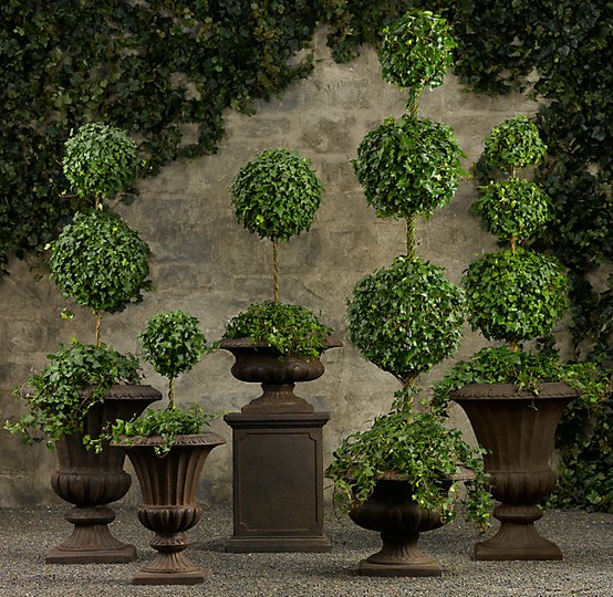 Eye For Design: Decorating With Topiary.....For Your Home And Gardens